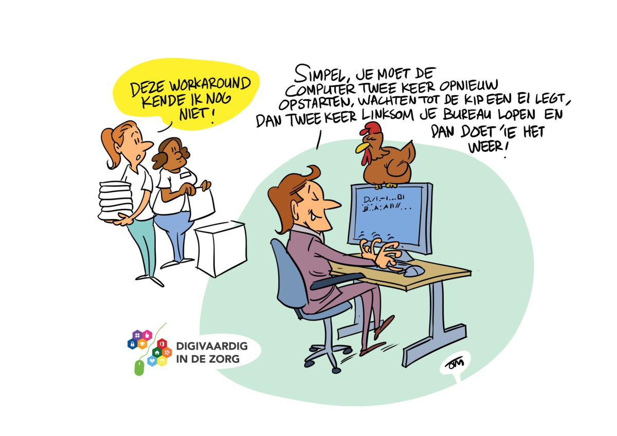 Nieuwe cartoons rondom digitale vaardigheden - Buro Strakz